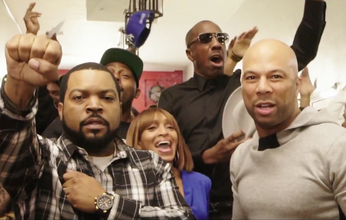 Flípalo con Ice Cube y Common en el vídeo de 'Real People'