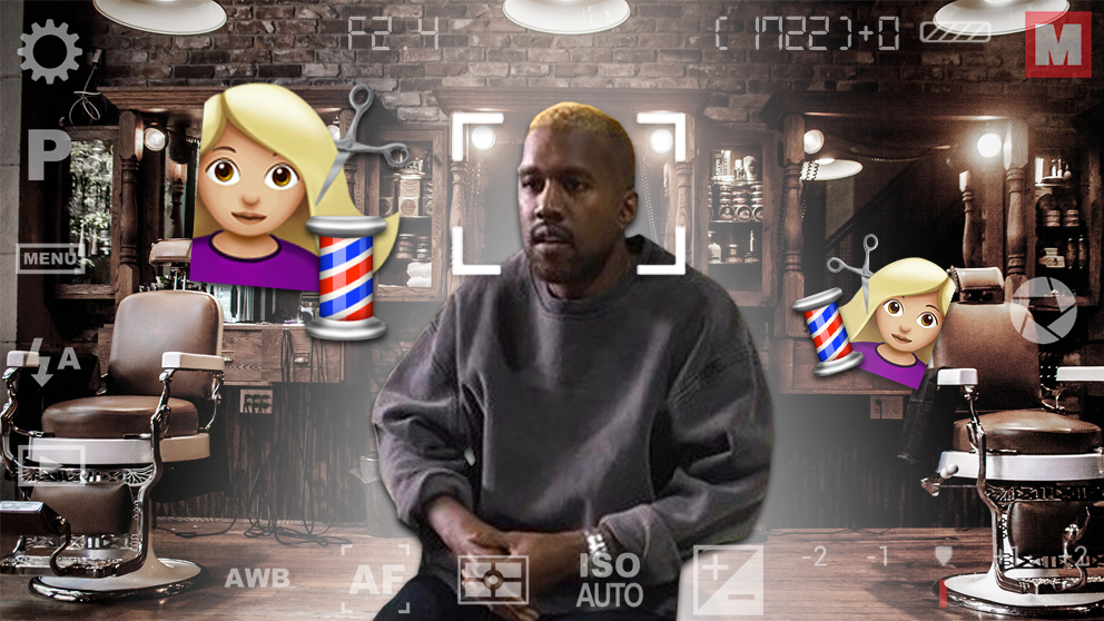 Kanye West reaparece en público con el pelo rubio