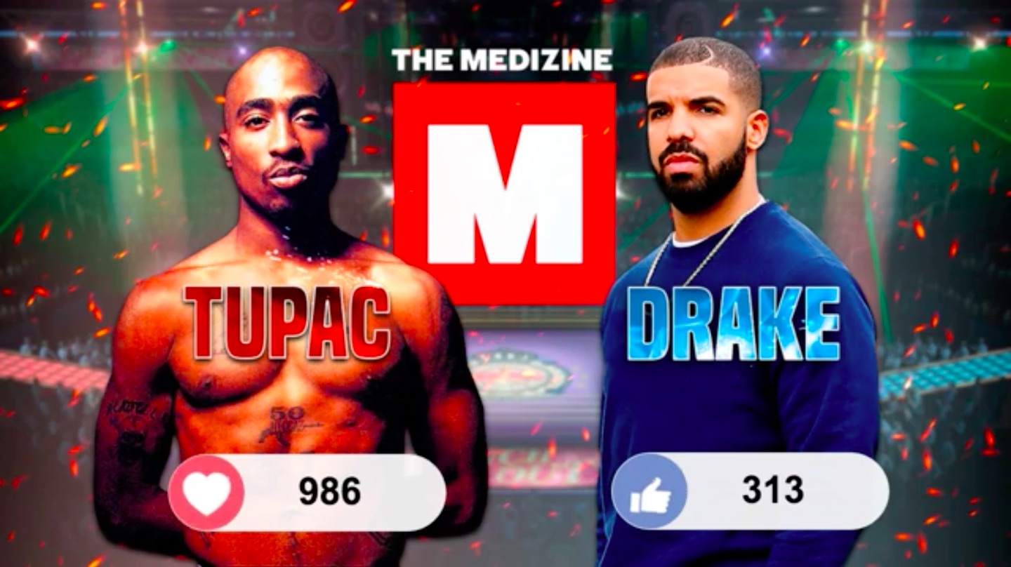 2Pac y Drake #face2face… ¿A quién prefirió el público?