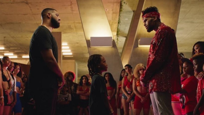 Drake y Chris Brown se enfrentan en una batalla de baile en ‘No Guidance’