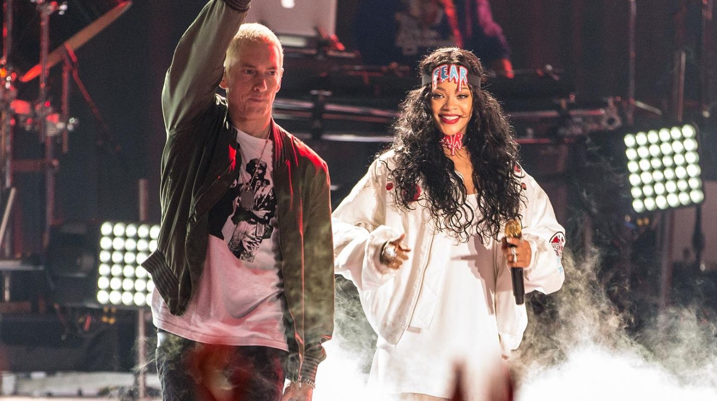 Eminem aclara la polémica de sus versos sobre Rihanna y Chris Brown