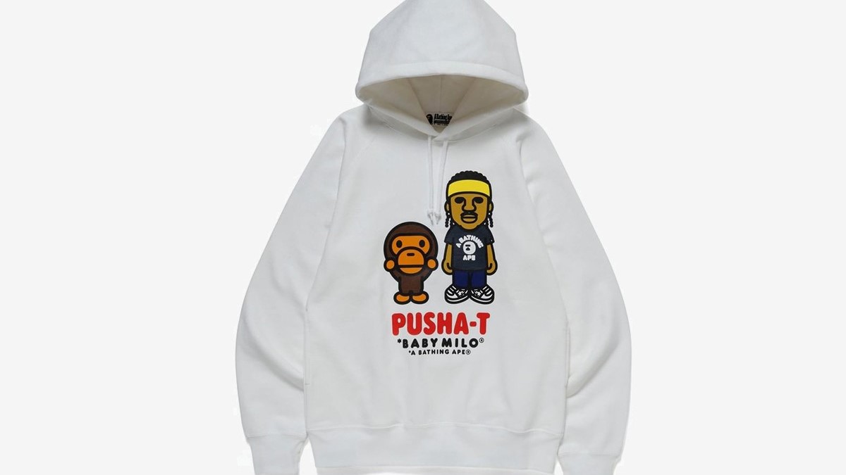 La nueva colaboración de BAPE y Pusha-T está a punto de salir