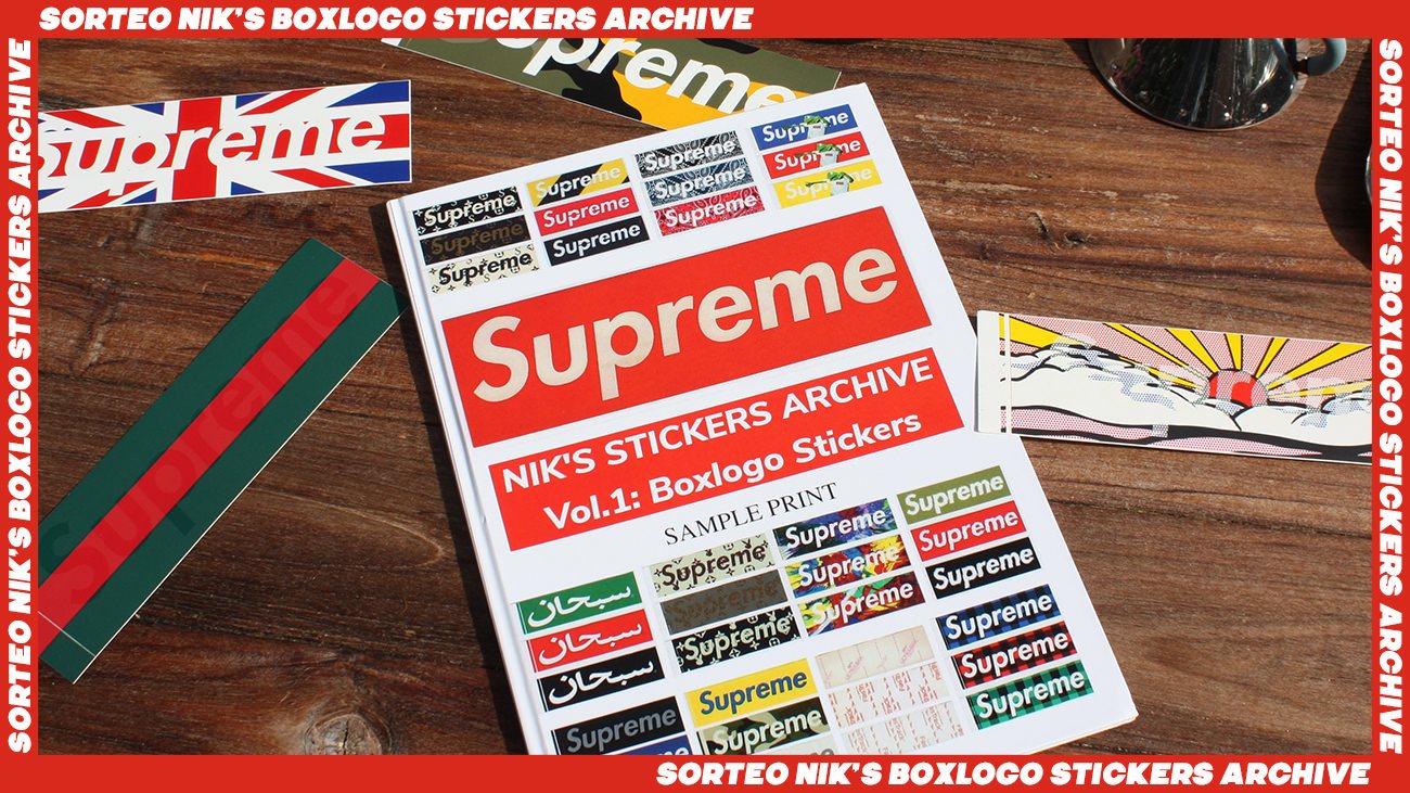 ¡Sorteo de un ejemplar de la colección de Stickers de Supreme!