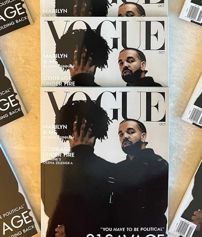 Vogue demanda a Drake y 21 Savage por una portada falsa