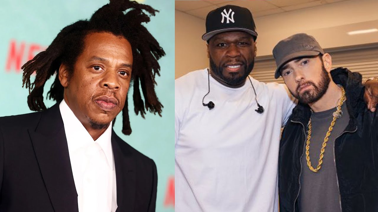 50 Cent, enfadado al oír que JAY-Z ha tenido más impacto que Eminem