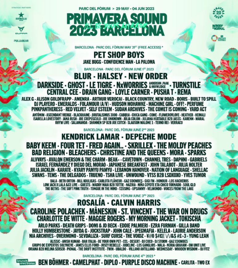 Primavera Sound 2023: fechas, entradas, conciertos y toda la información