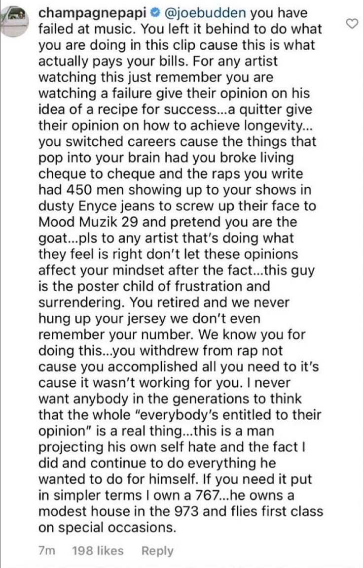 Joe Budden critica duramente ‘For All the Dogs’ y Drake responde