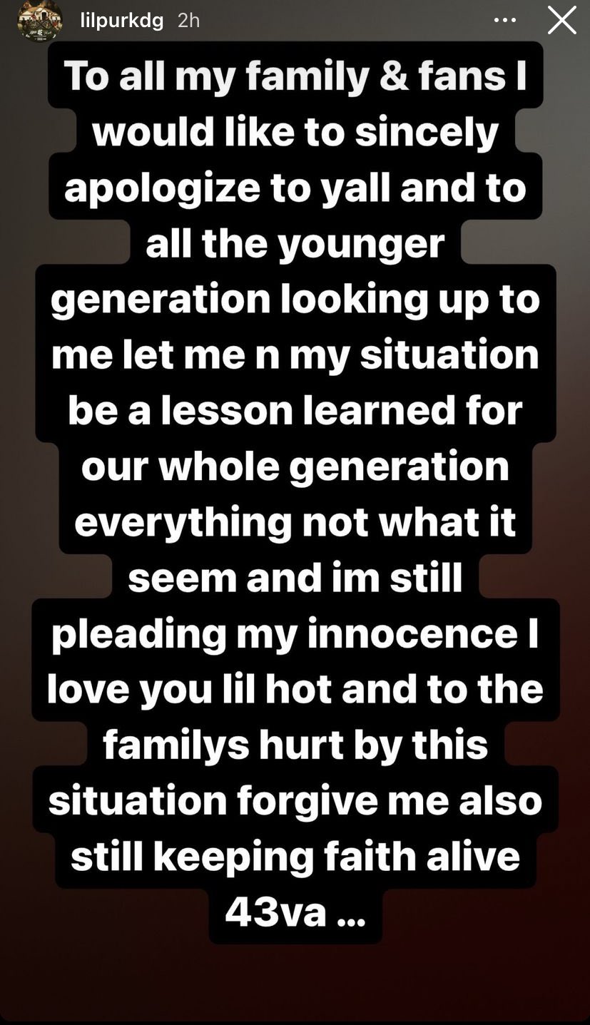 Lil Purk es condenado por doble asesinato a los 16 años