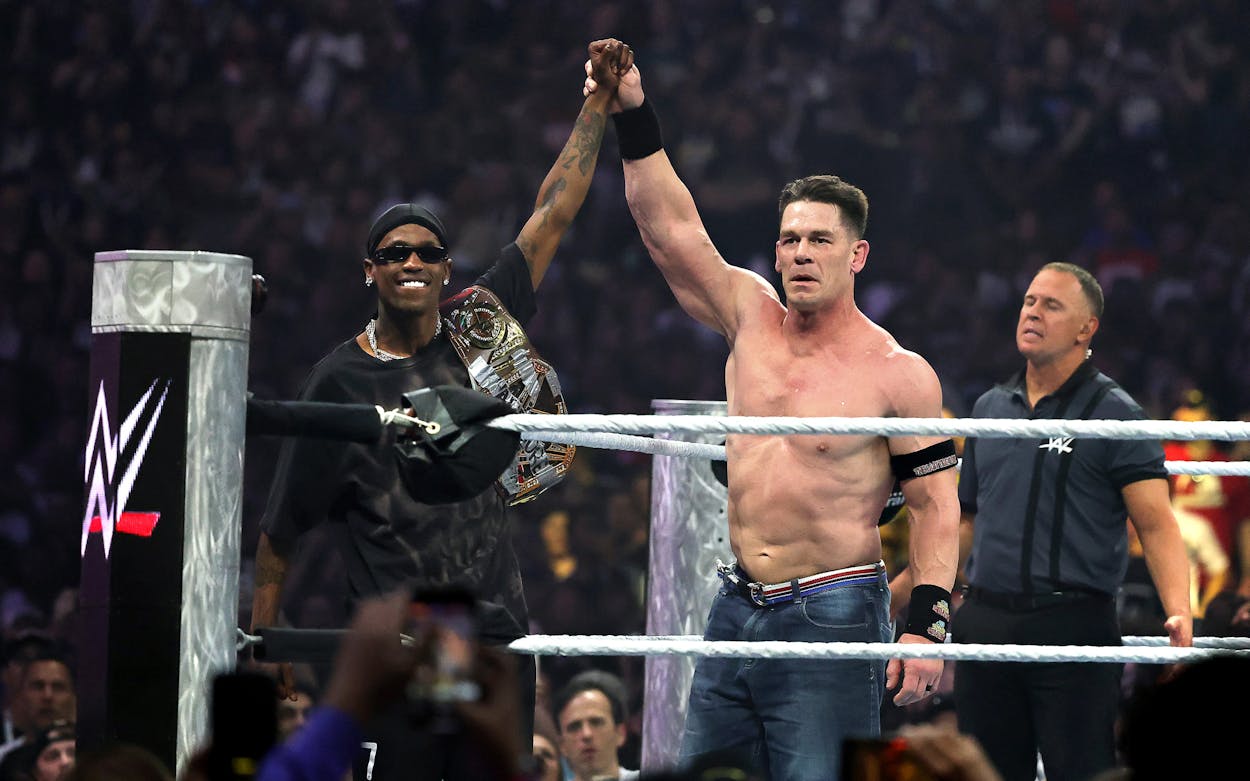 ¿Va a hacer Travis Scott su debut como luchador en la WWE?